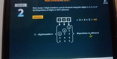 example how many 3 digit numbers can be formed using the digits 1 2 3