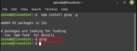 Cómo instalar y usar Gtop en Linux Mint 21