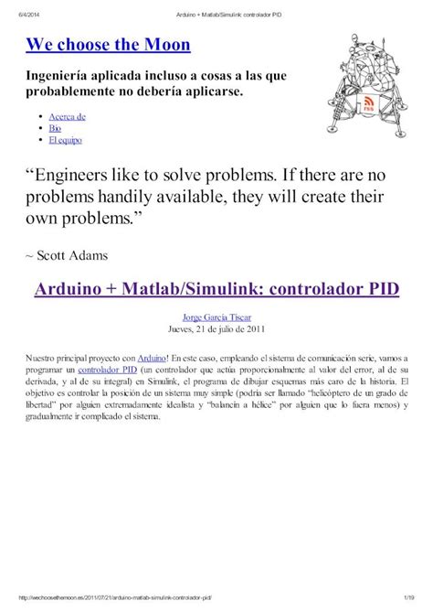 pdf arduino matlab simulink controlador pid dokumen tips