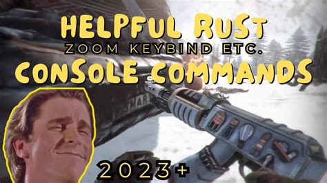 Good Rust PC Console Commands Keybinds 2023 YouTube