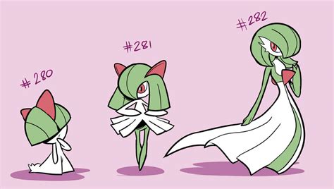 Ralts Kirlia Gardevoir By Roastedstix On Deviantart