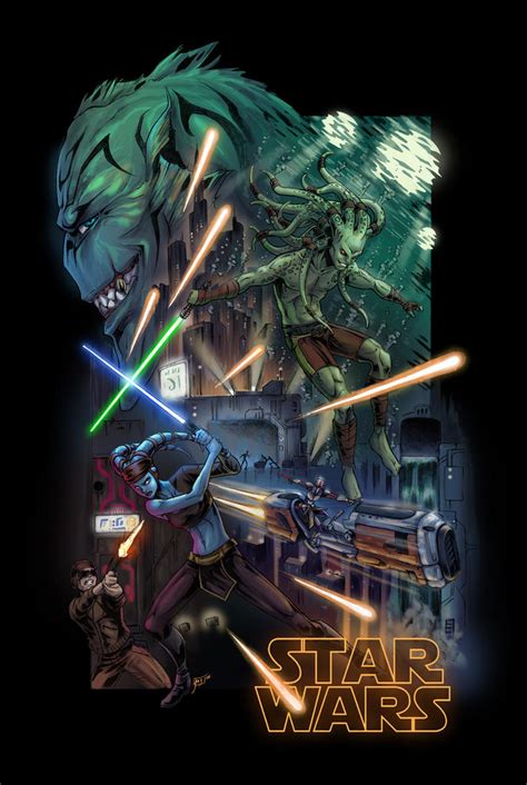 Kit Fisto And Aayla Secura By Djinn World On Deviantart