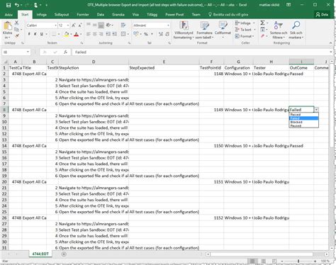 python how can we export test cases from microsoft foundation server tfs to an excel format