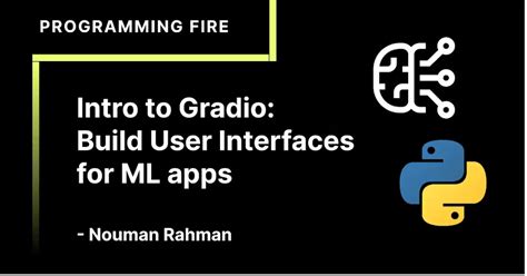 gradio create ml web apps ui with python