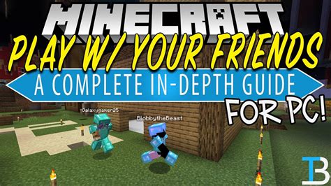 How To Play Minecraft With Your Friends On PC Java Edition YouTube