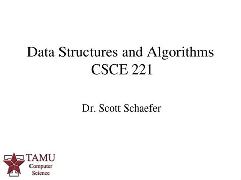 ppt data structures and algorithms csce 221 powerpoint presentation free download id 4379451