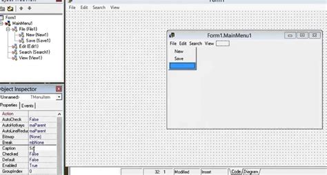 How To Create Menu In Delphi7 YouTube