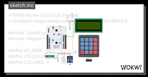 ST Nucleo 1 Wokwi ESP32 STM32 Arduino Simulator