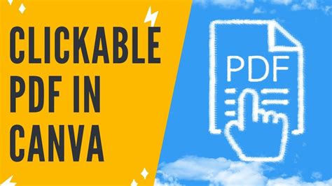 Clickable PDF In Canva How To Create Clickable Links In Canva