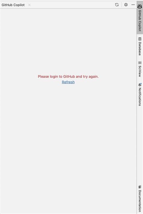 the co pilot of github is not working he responded that i should log in to github but i was