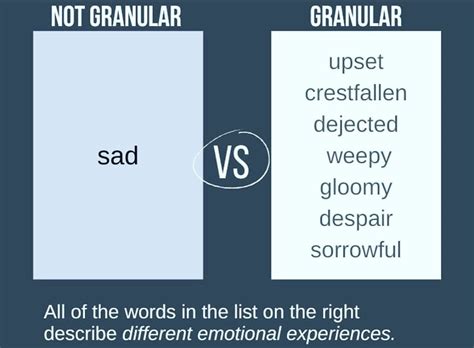 Emotional Granularity What The Heck Is It And Why Does It Matter