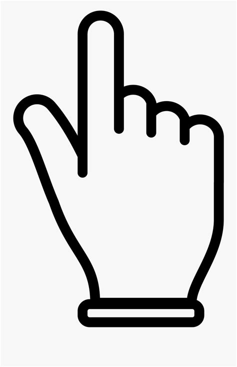 Hand Mouse Cursor Png Free Transparent Clipart Clipartkey