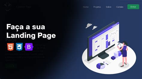 landing page com html css javascript e bootstrap introdução ao projeto 1 youtube