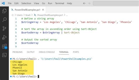 how to sort an array in powershell powershell faqs