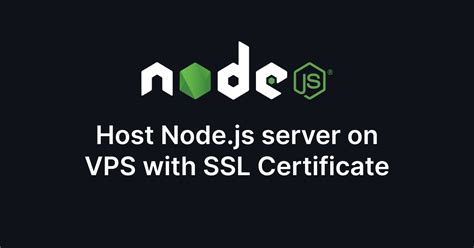 how to host node js express server on vps cloud ubuntu nginx with ssl certificate