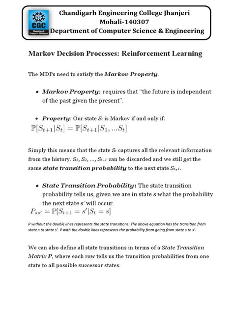 markov decision process pdf markov chain applied mathematics