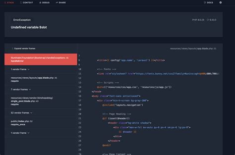 errorexception php 8 0 24 9 33 0 undefined variable slot · issue 83 · binshops laravel blog