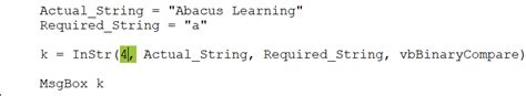VBA InStr Excel Syntax Step By Step Examples How To Use