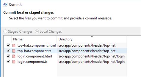 Commit Option To Select Deselect All Files In The Commit Dialog