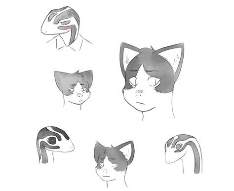 255931 Safe Artistparalol Cat Feline Lizard Mammal Reptile Anthro 2022 Aoi