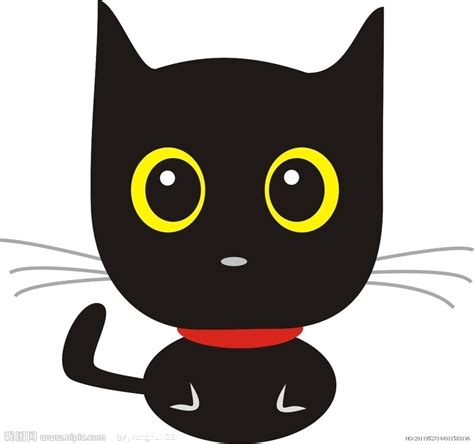 黑猫矢量图 图片素材 其他 矢量图库 昵图网nipic