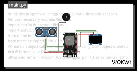 Ultrasonic Wokwi ESP32 STM32 Arduino Simulator