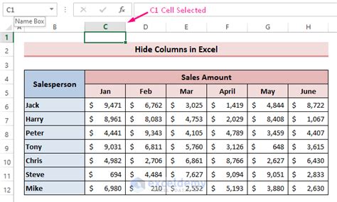 How To Hide Columns In Excel 4 Simple Methods ExcelDemy