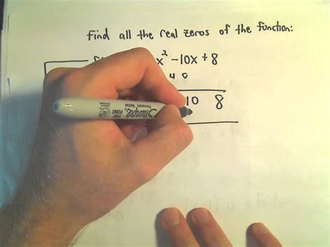 finding all the zeros of a polynomial example 2 youtube