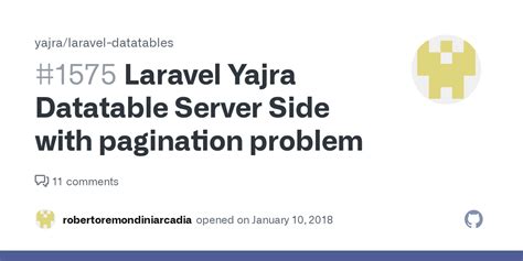 Laravel Yajra Datatable Server Side With Pagination Problem Issue