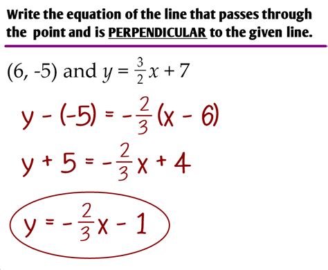 4 3 Writing Equations Of Parallel And Perpendicular Lines Ms