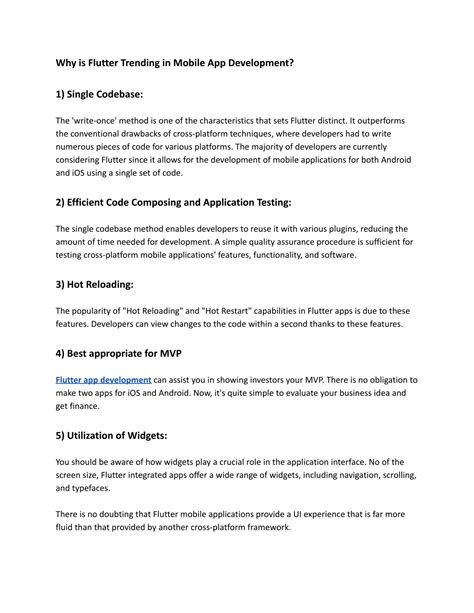 PPT What Is Flutter Why It Is Trending In Mobile App Development
