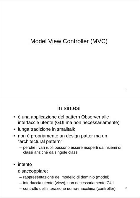 pdf model view controller mvc in sintesi dokumen tips