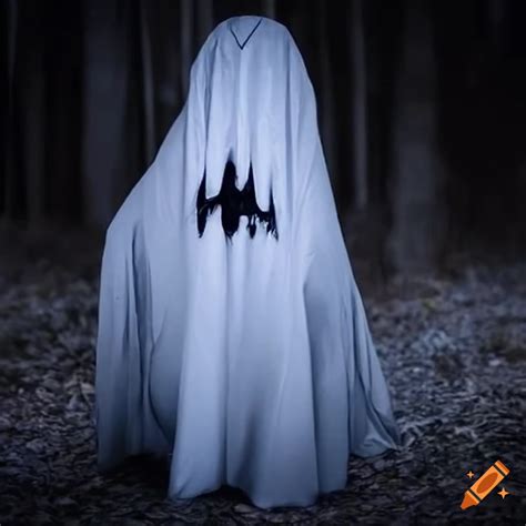 Spooky Bedsheet Ghost Costume On A Cougar For Halloween On Craiyon