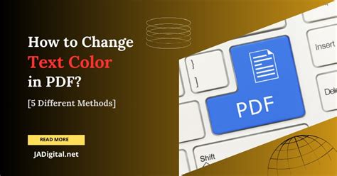How To Change Text Color In PDF 5 Different Methods