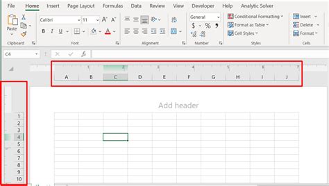 hướng dẫn cách làm hiện thanh ruler trong excel bị ẩn