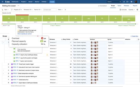 Jira Capacity Planning Template