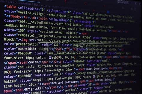 programming code abstract screen of software developer computer script stock image image of