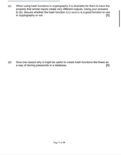 solved question 2 10 marks a hash function is a way of
