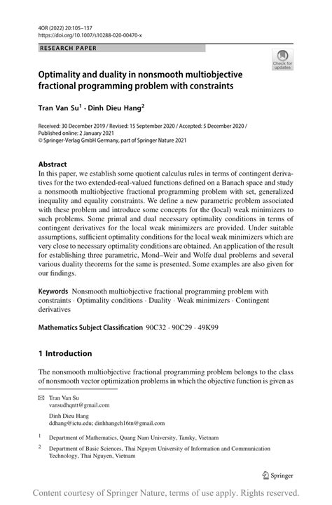 optimality and duality in nonsmooth multiobjective fractional programming problem with constraints