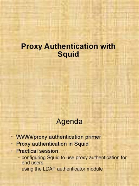 proxy authentication with squid pdf proxy server hypertext transfer protocol