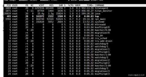 linux top命令详解 top linux csdn博客