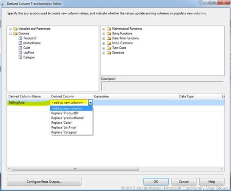 Step By Step SSISDerived Column Transformation TIP 120 Nerd Techies
