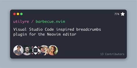 GitHub Utilyre Barbecue Nvim Visual Studio Code Inspired Breadcrumbs