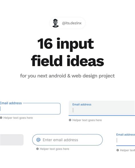 Stefan On Twitter 16 Input Field Styles For Your Next UI UX Design
