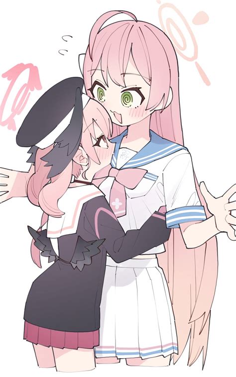Koharu And Hanako Blue Archive Drawn By Kamo Kamonabe 44 Danbooru
