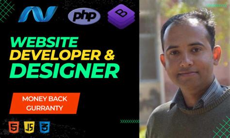 create a clean and responsive website using html css bootstrap and asp net mvc by developer