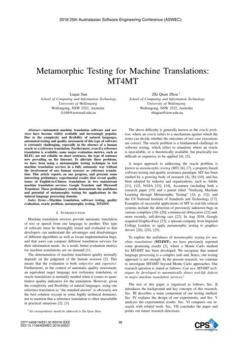 pdf metamorphic testing for machine translations mt4mt