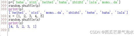 python中random函数用法整理 ai技术聚合