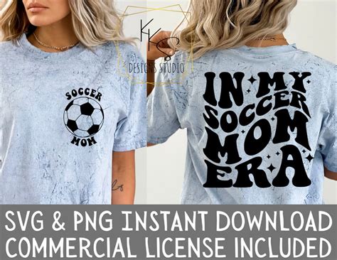 In My Soccer Mom Era Svg Png Soccer Mom File Instant Etsy