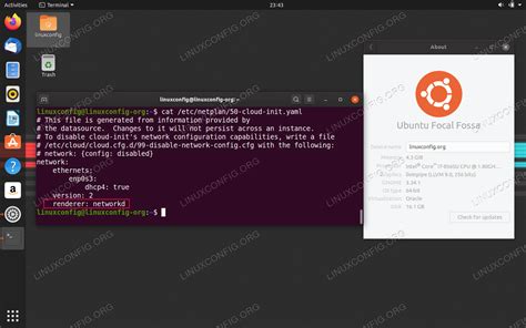 how to restart network on ubuntu 20 04 lts focal fossa linux tutorials learn linux configuration